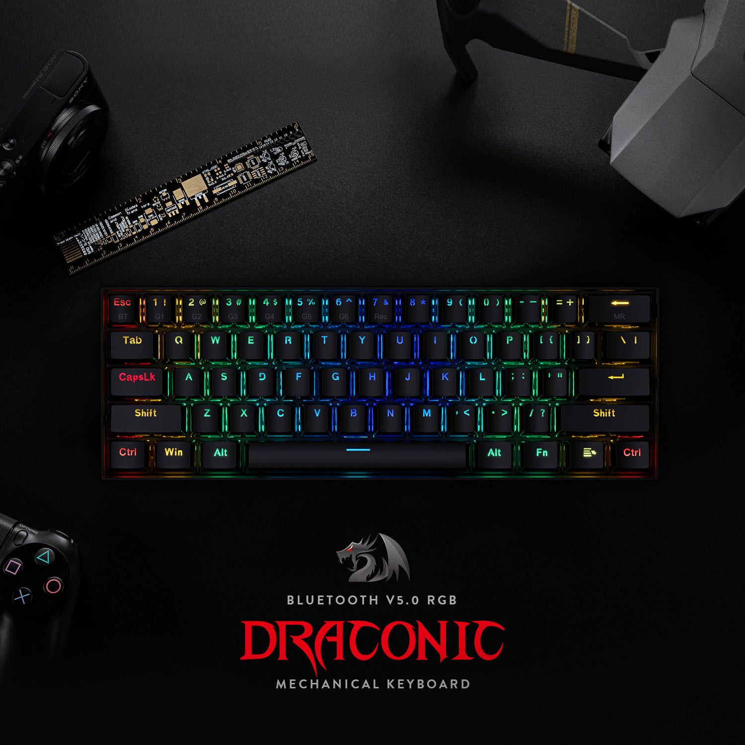 Review: Redragon K530 60% Wireless/Wired RGB Gaming Keyboard – Redragonshop