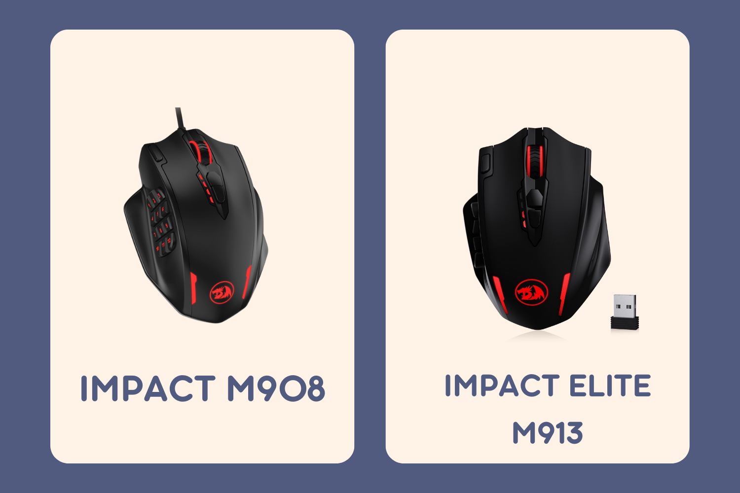 Redragon Impact M908 vs Impact Elite M913: An In-depth Comparative Rev ...