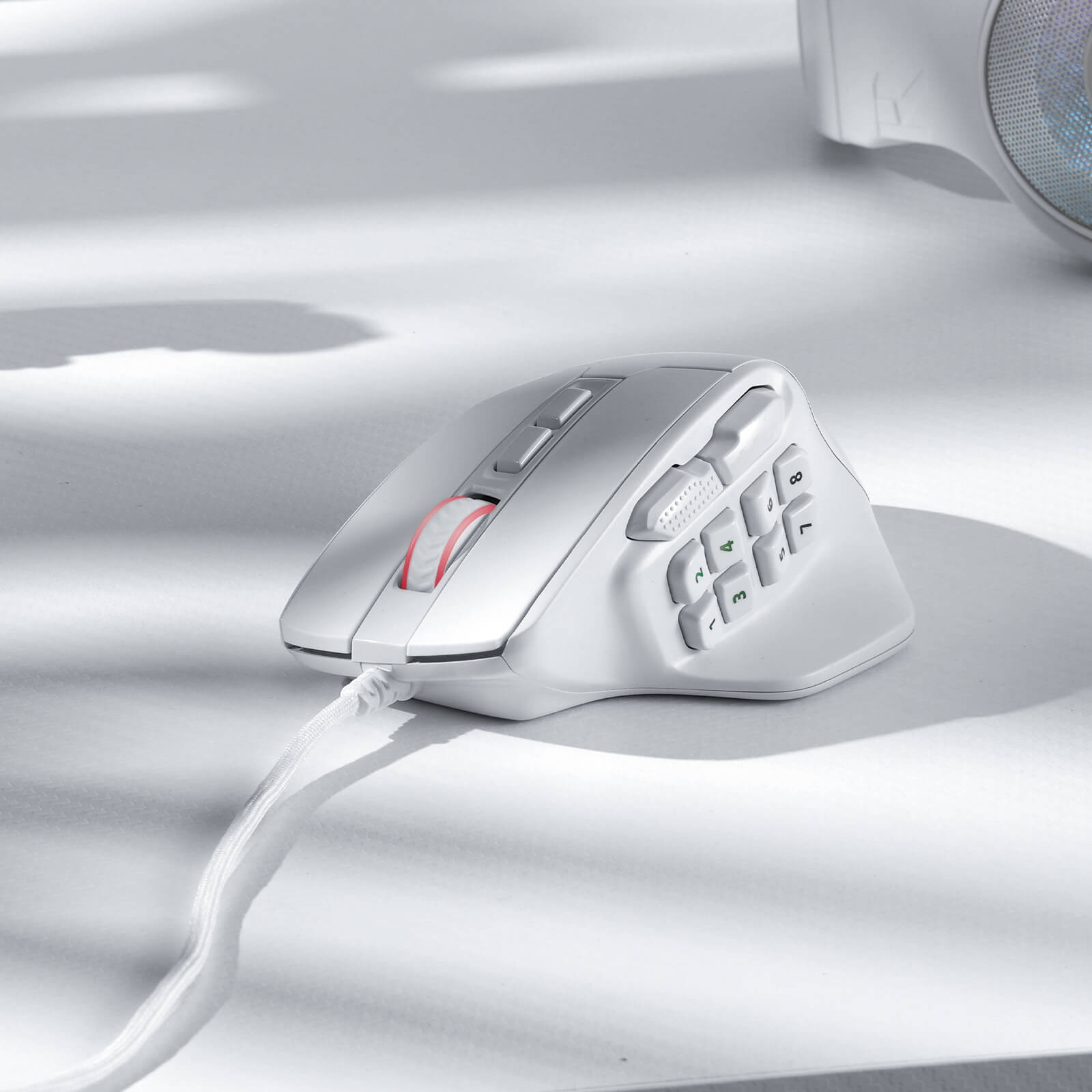 Redragon M811 Aatrox MMO Gaming Mouse with 15 Programmable Buttons ...