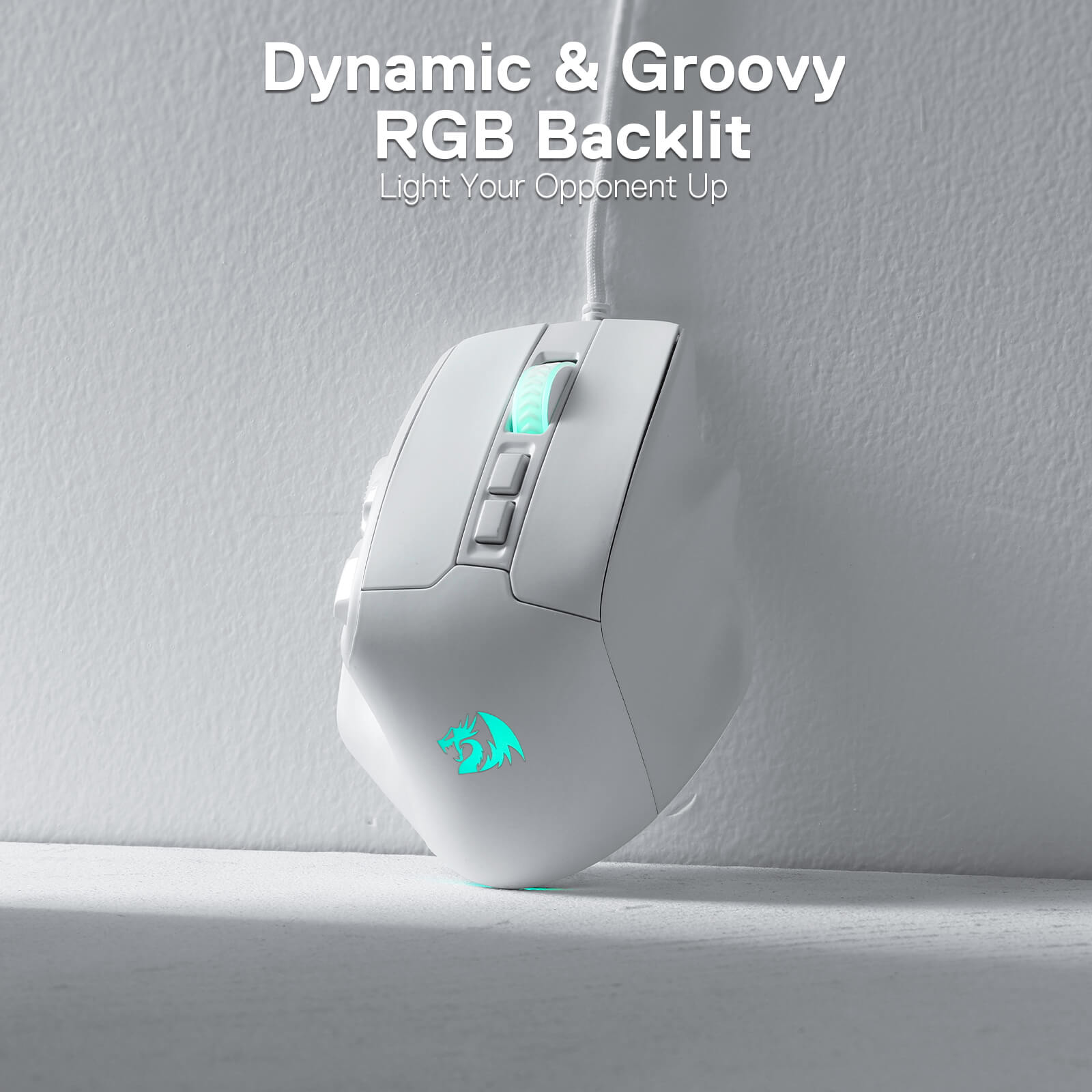 Redragon M811 Aatrox MMO Gaming Mouse with 15 Programmable Buttons ...