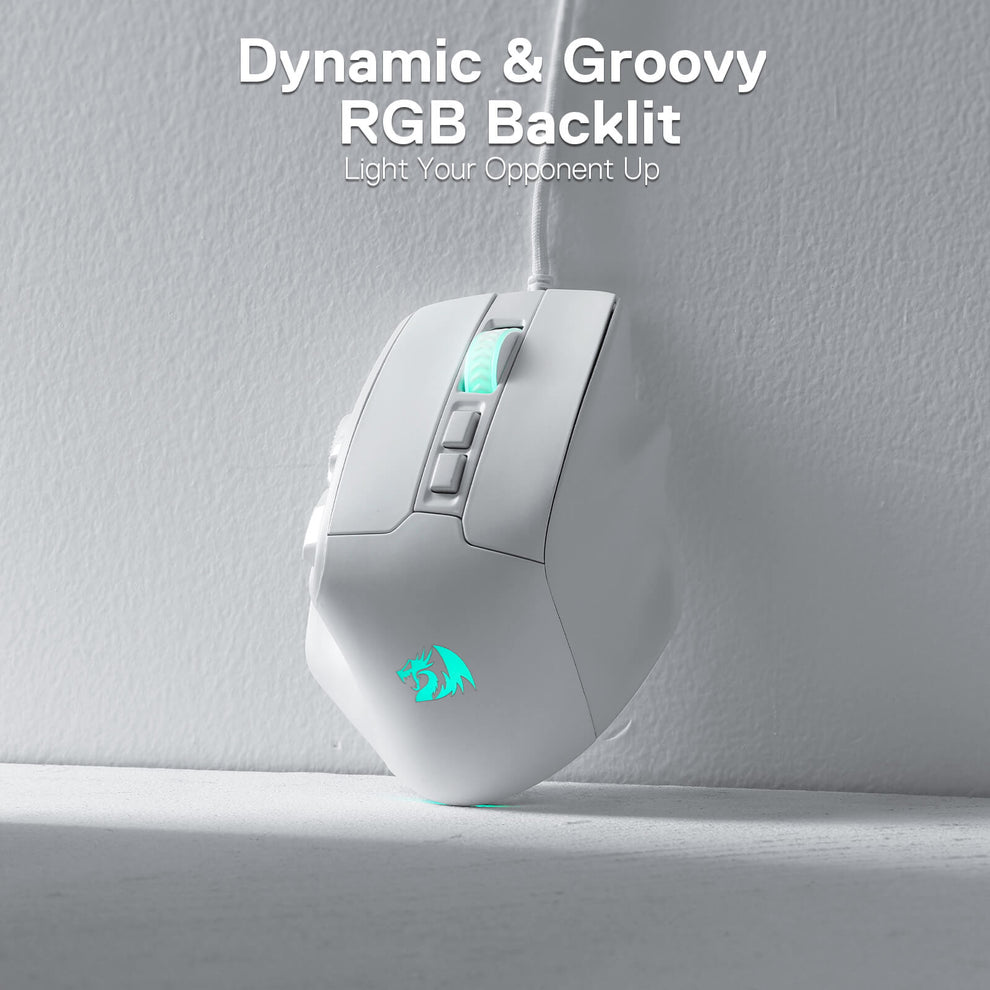 Redragon M811 Aatrox Mmo Gaming Mouse With 15 Programmable Buttons Redragonshop