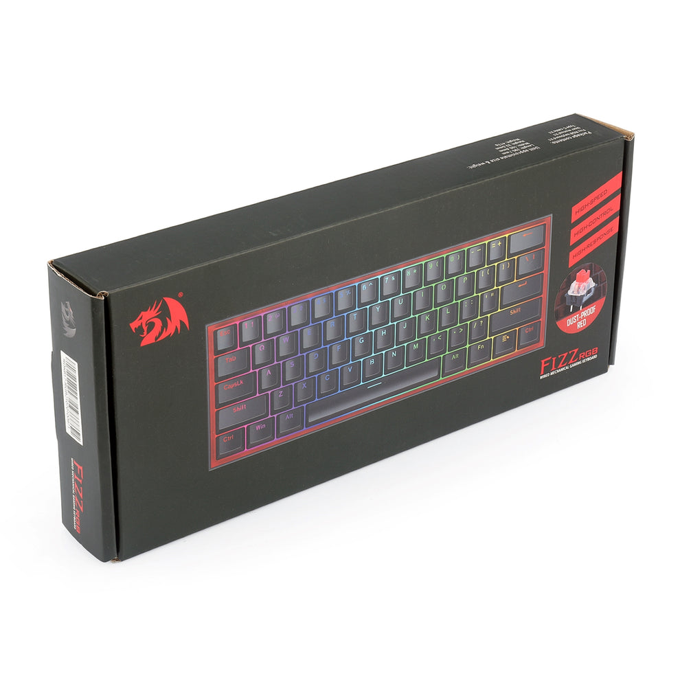 FIZZ K617 60% Wired Mechanical Keyboard (Red Inner) – Redragonshop