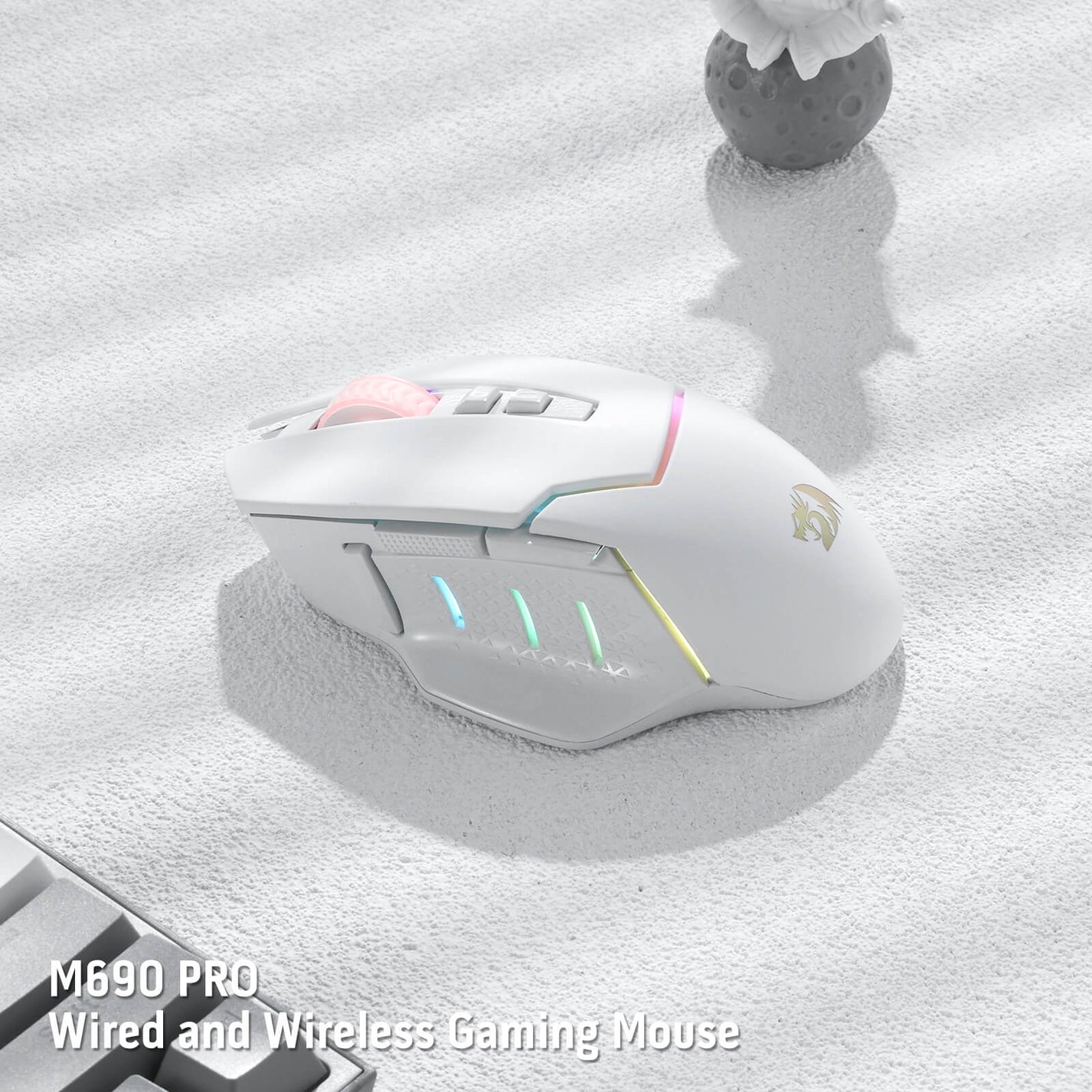 Redragon MIRAGE M690 PRO Wireless Gaming Mouse with Rapid Fire Key ...