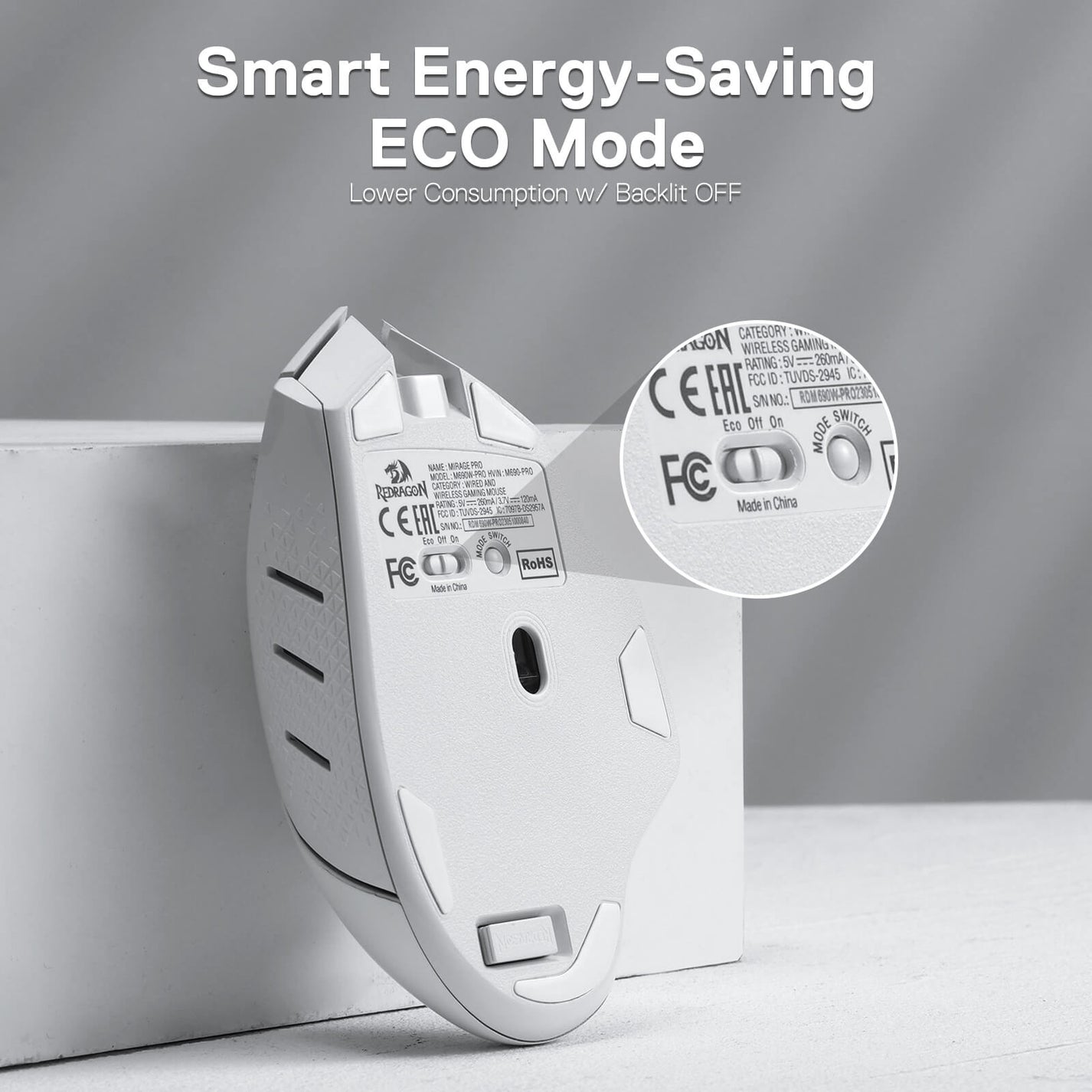 Redragon MIRAGE M690 PRO Wireless Gaming Mouse with Rapid Fire Key ...