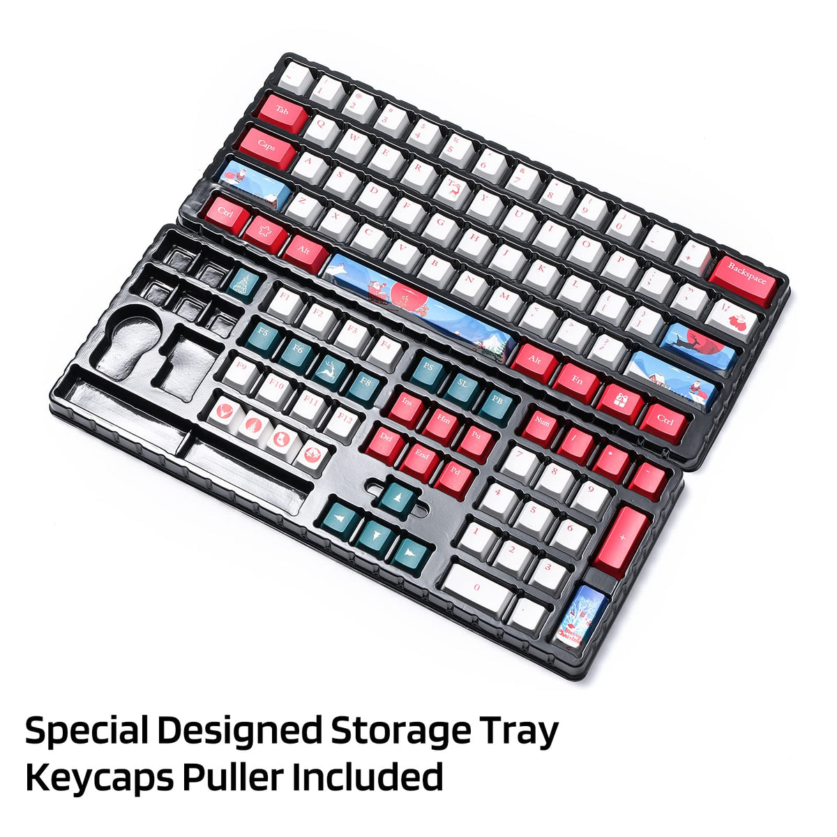 Redragon Christmas Limited Edition PBT 108 Keycaps Set | Thick PBT ...
