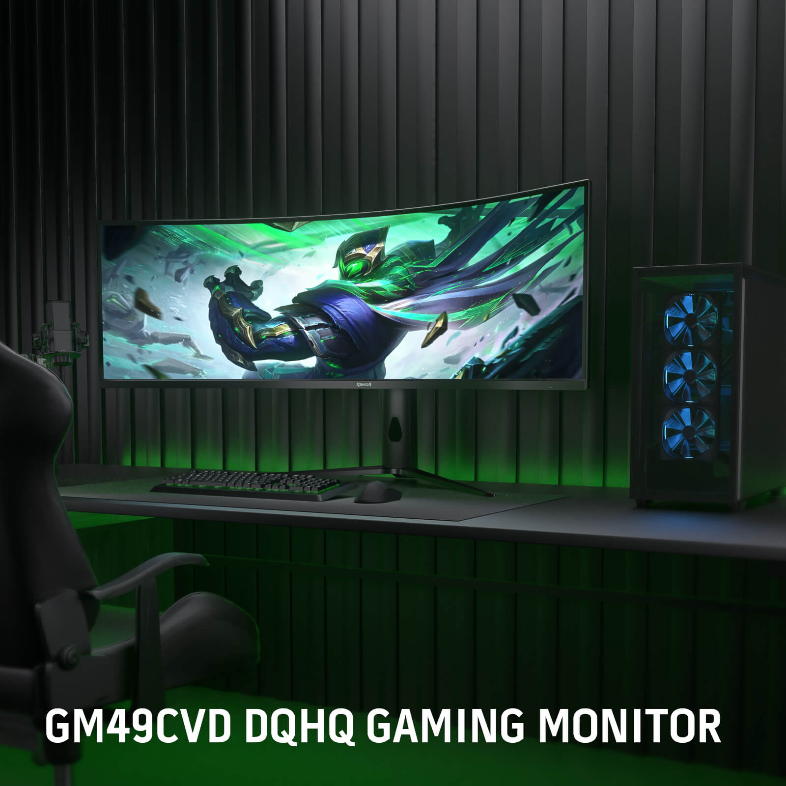 Redragon GM49 49" 240Hz DQHD Curved Gaming Monitor - 1000R, G-Sync ...