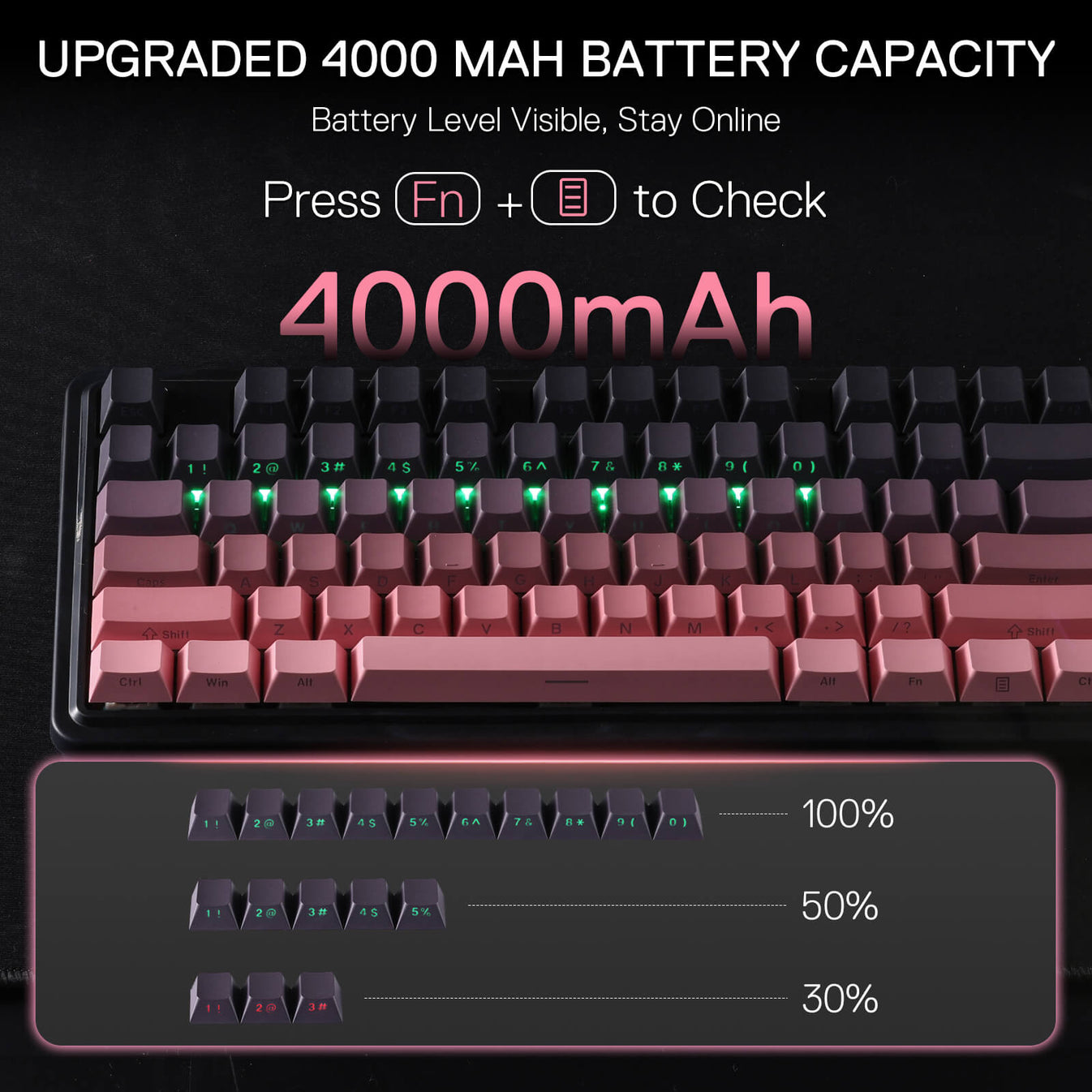 Redragon ANTONIUM K728 PRO 80% TKL Wireless Gasket RGB Gaming Keyboard – Redragonshop