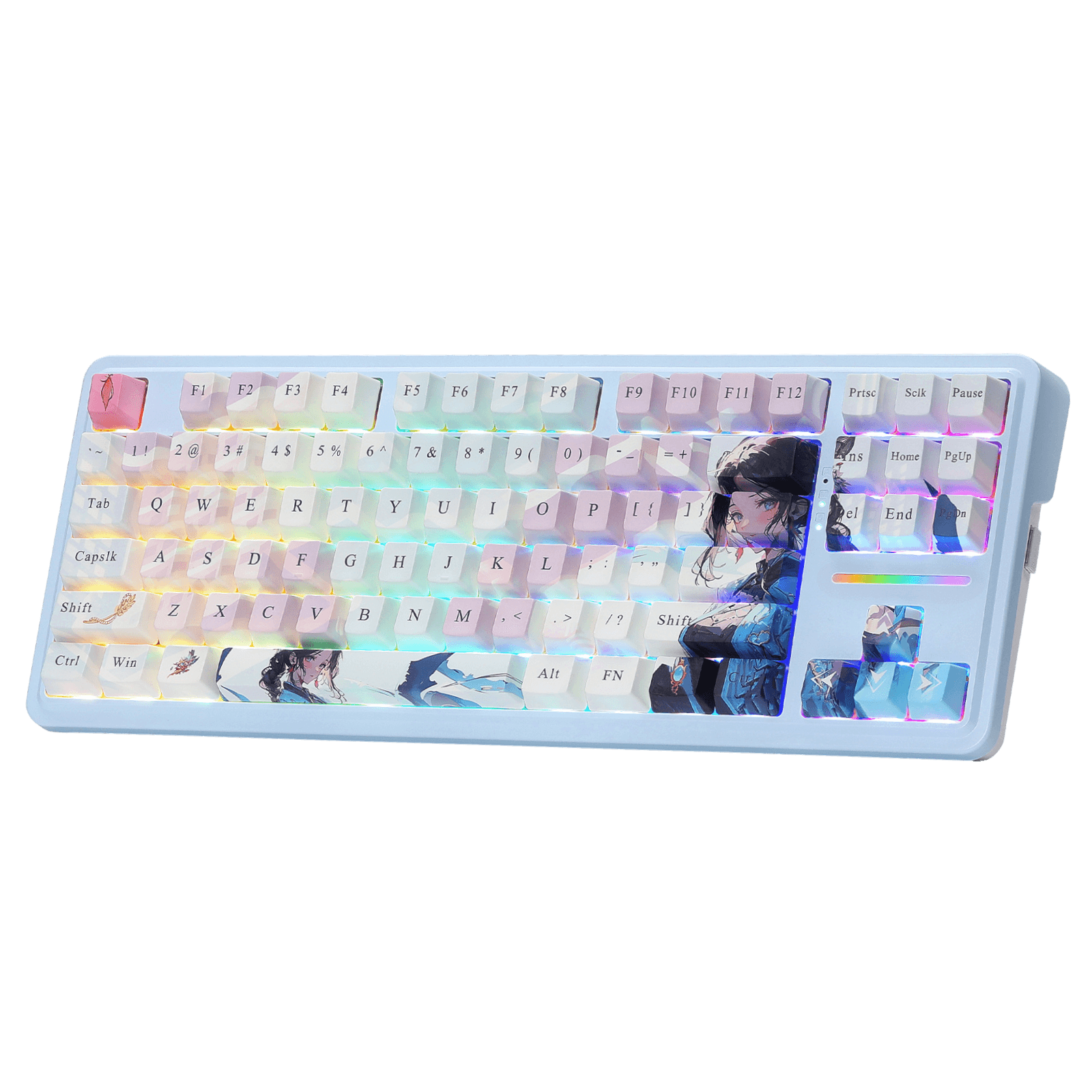 Redragon ANTONIUM K728 PRO SE 80% TKL Wireless Anime Gaming Keyboard ...