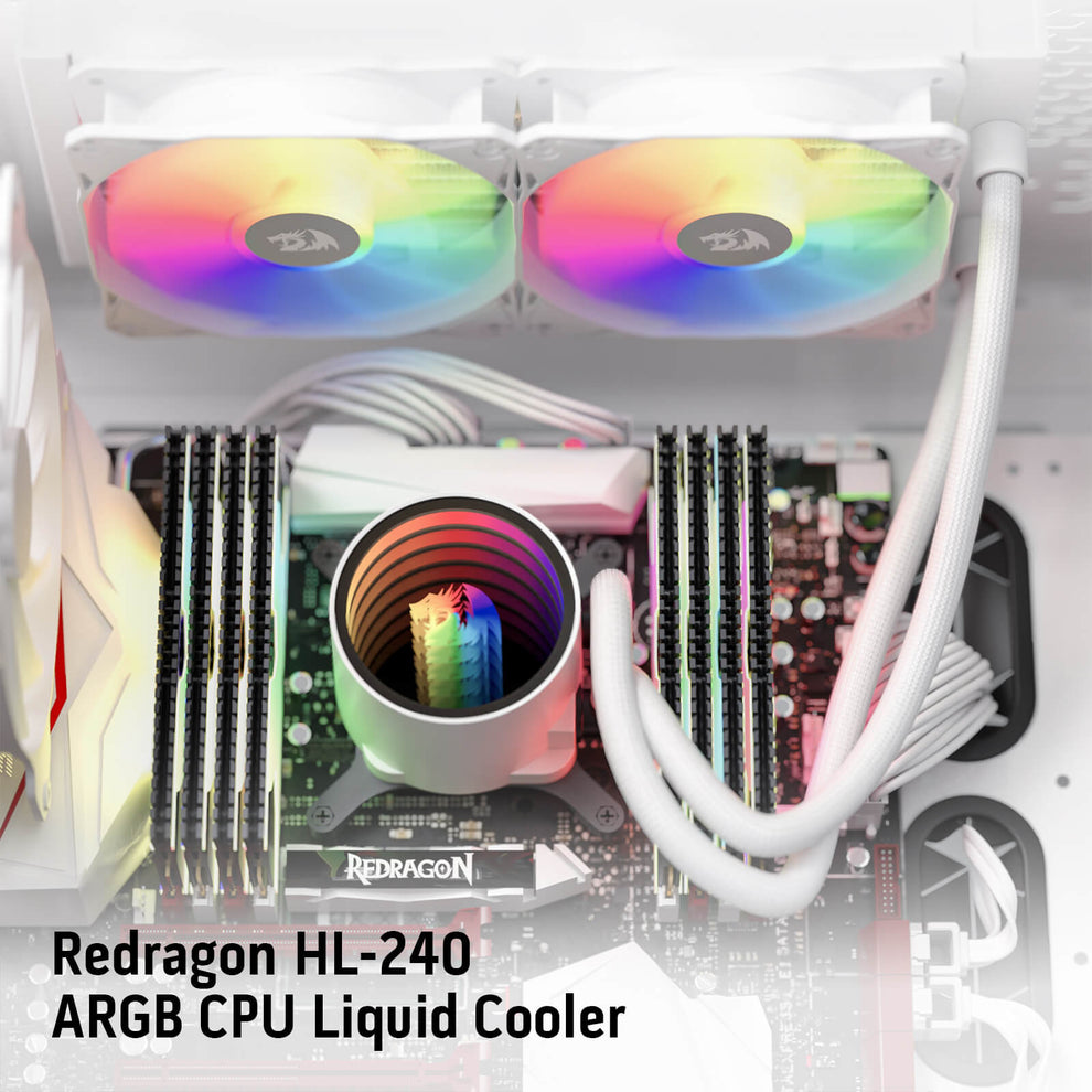 Redragon ARGB Liquid Cooling System with 3300 RPM Radiator – Redragonshop