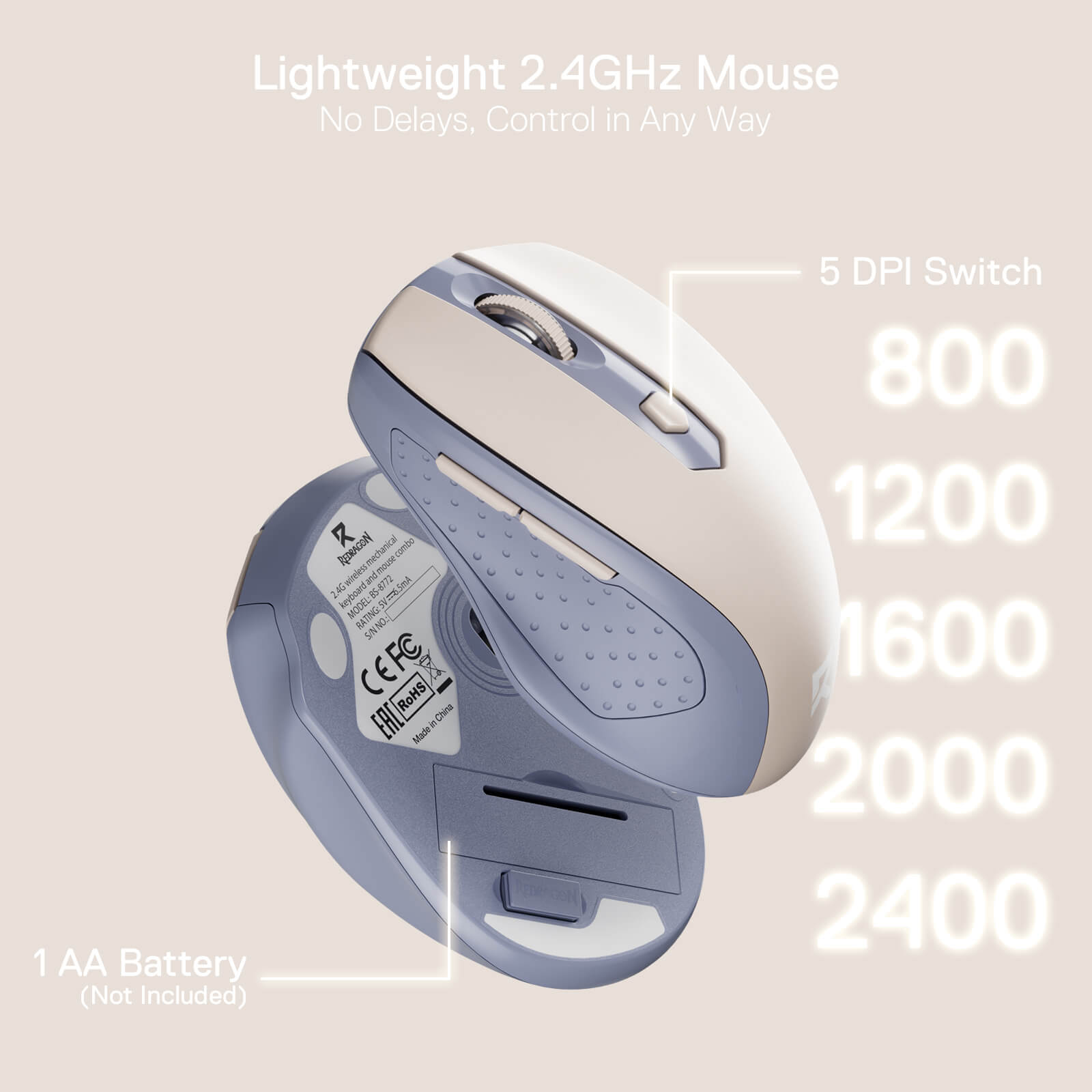 Redragon BS8772 Wireless Keyboard and Mouse Combo Info – Redragonshop