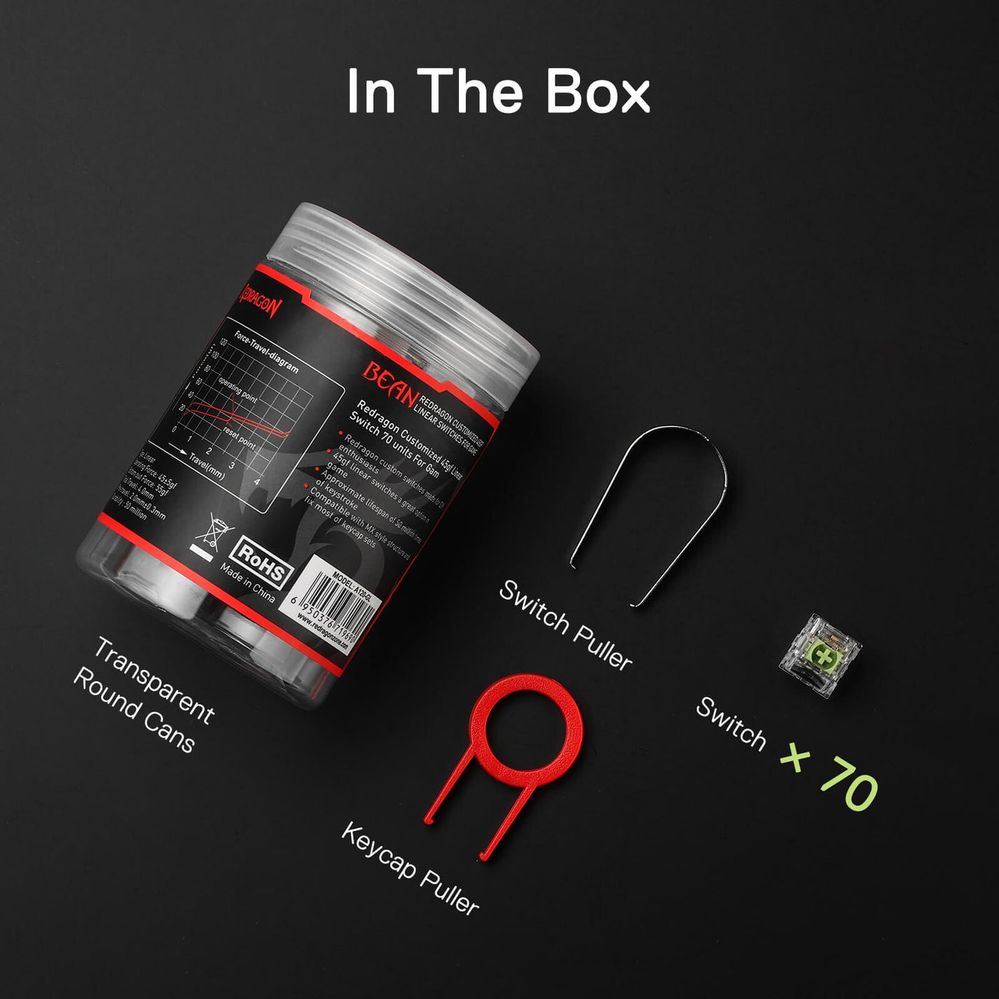 Bean A120 Soft Linear Mechanical Switch – Redragonshop