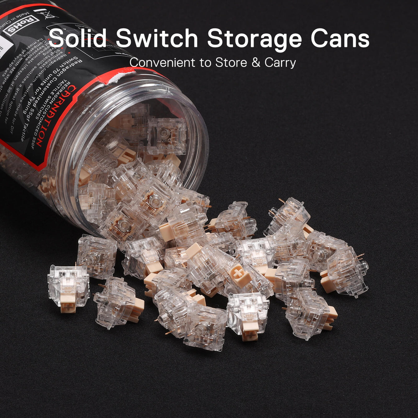 Carnation A120 Soft Tactile Mechanical Switch – Redragonshop