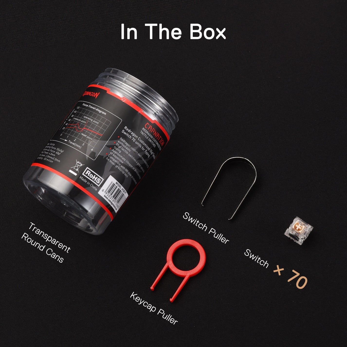 Carnation A120 Soft Tactile Mechanical Switch – Redragonshop