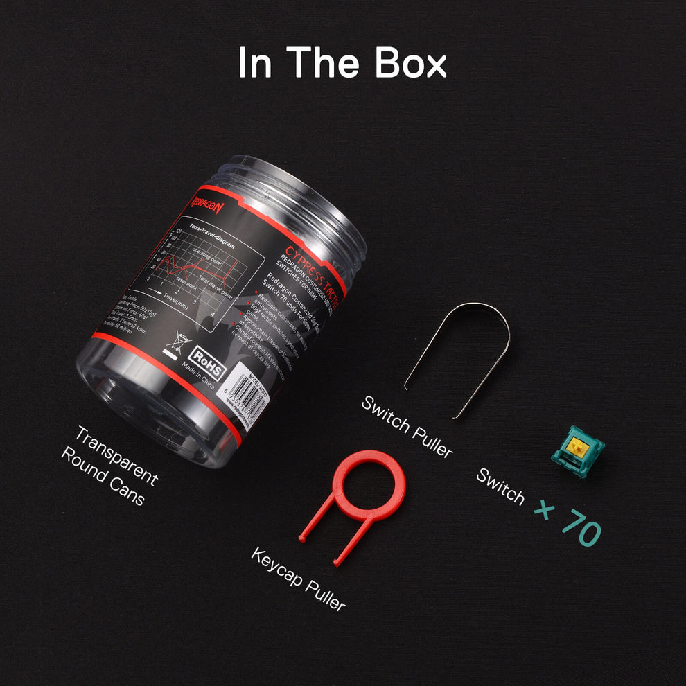 Cypress A120 Soft Tactile Mechanical Switch – Redragonshop