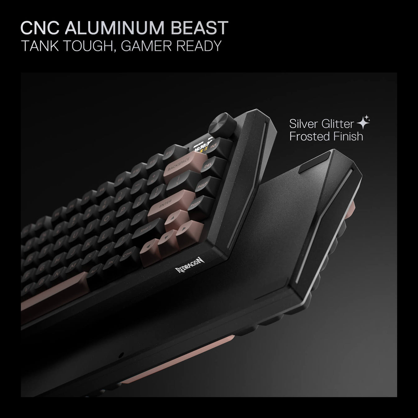 Redragon ECLIPSE K720 PRO 75% CNC Aluminum Gasket Gaming Keyboard ...