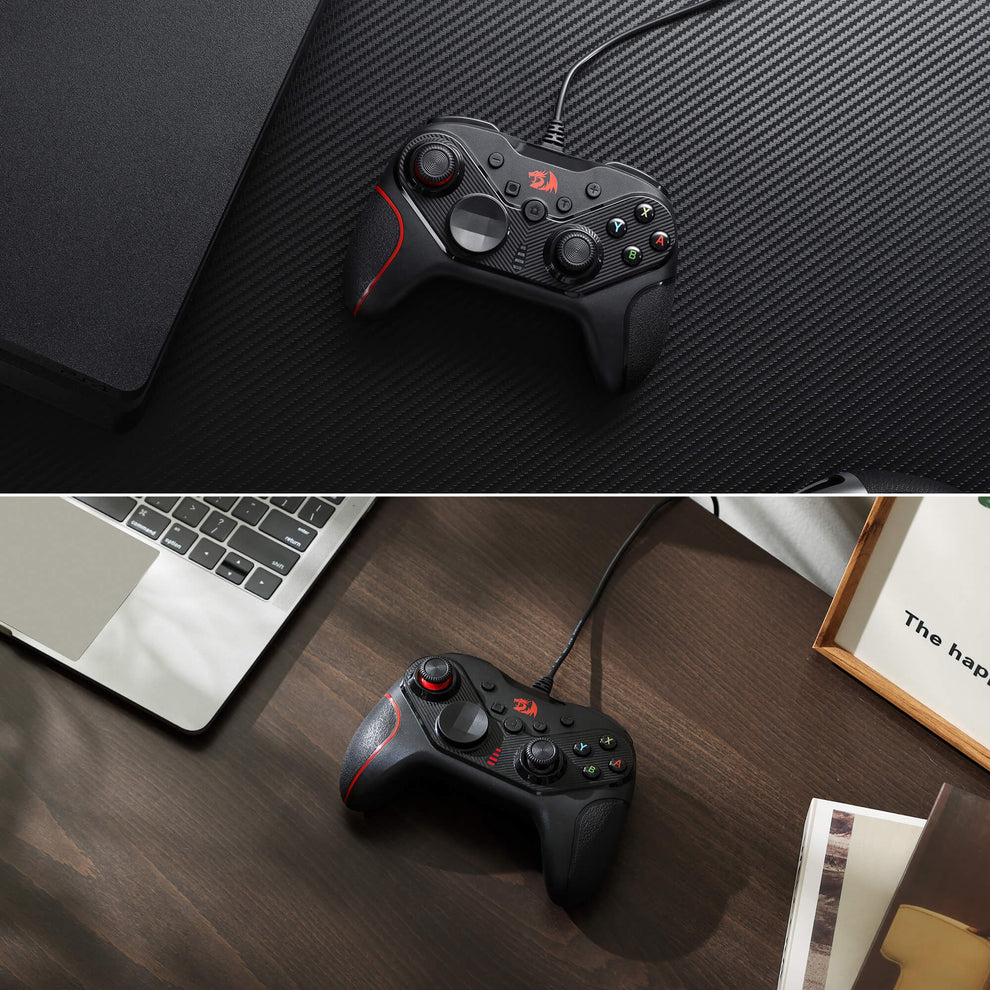 Redragon RIFT G710 Wired Gaming Controller | Works For Switch, PS3, PC ...