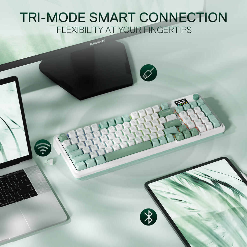 Redragon GALATIN PRO K719 95 Keys OEM Profile Gasket RGB Gaming ...