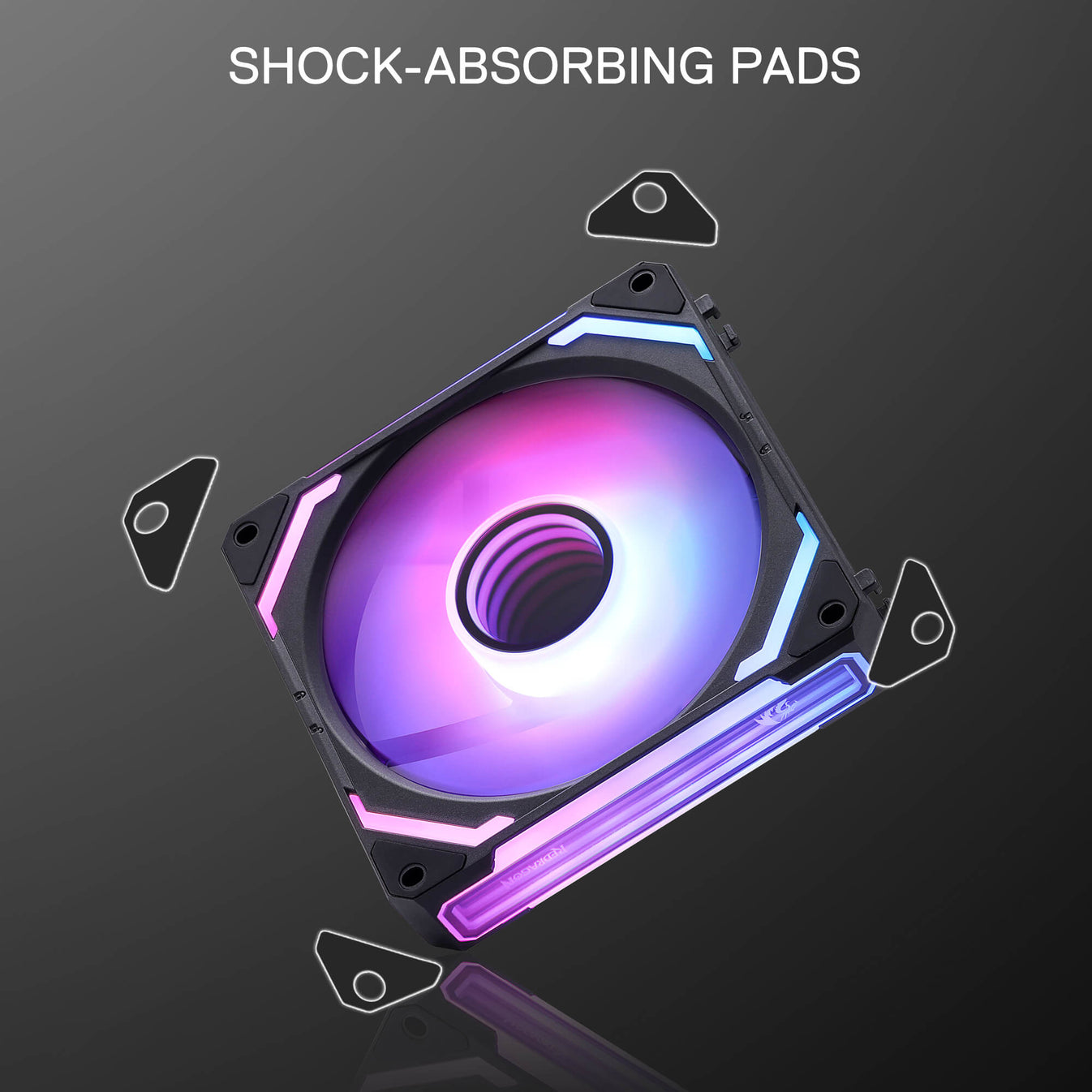 Redragon GCF012 Reverse 120mm ARGB Silent PC Case Fan – Redragonshop