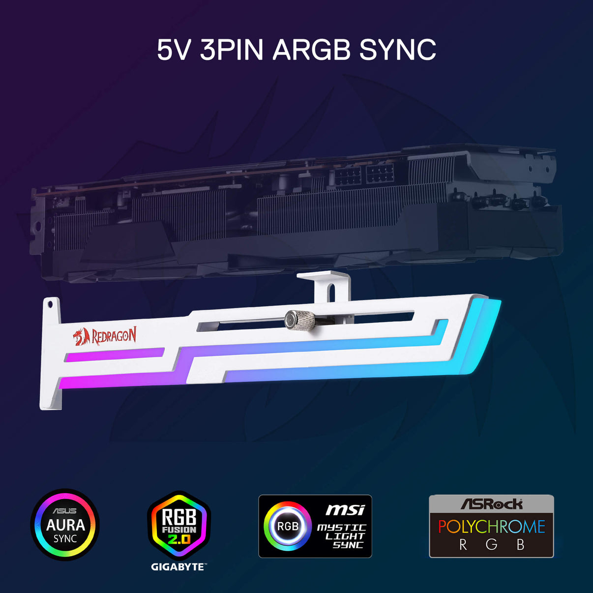 Redragon GCP03 ARGB GPU Support Bracket – Redragonshop