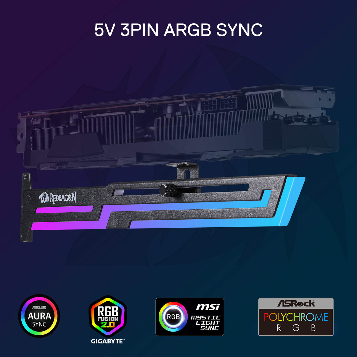 Redragon GCP03 ARGB GPU Support Bracket – Redragonshop