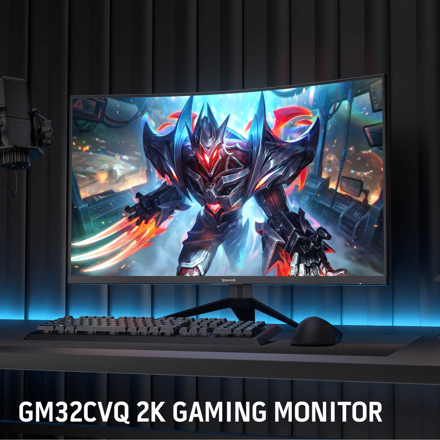 Redragon GM32 32" QHD 180Hz Curved Gaming Monitor - 1ms, FreeSync/G-Sync – Redragonshop