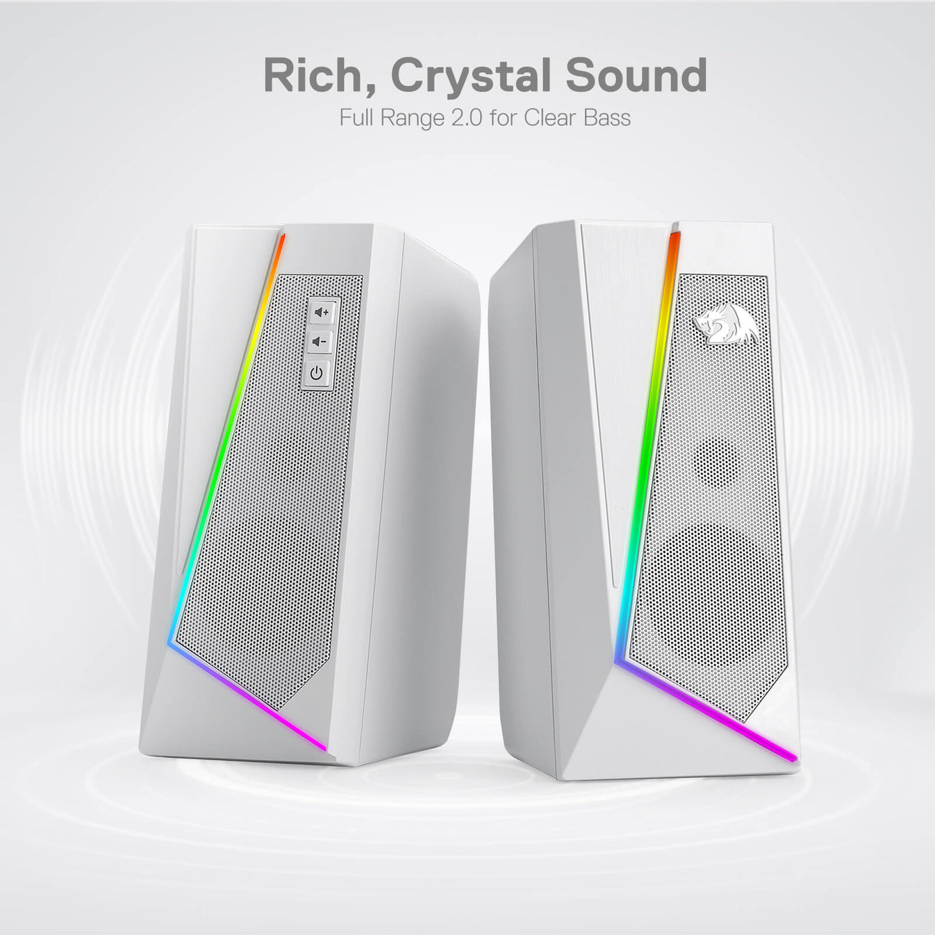 Experience the Superior Sound of Redragon ANVIL GS520, White – Redragonshop