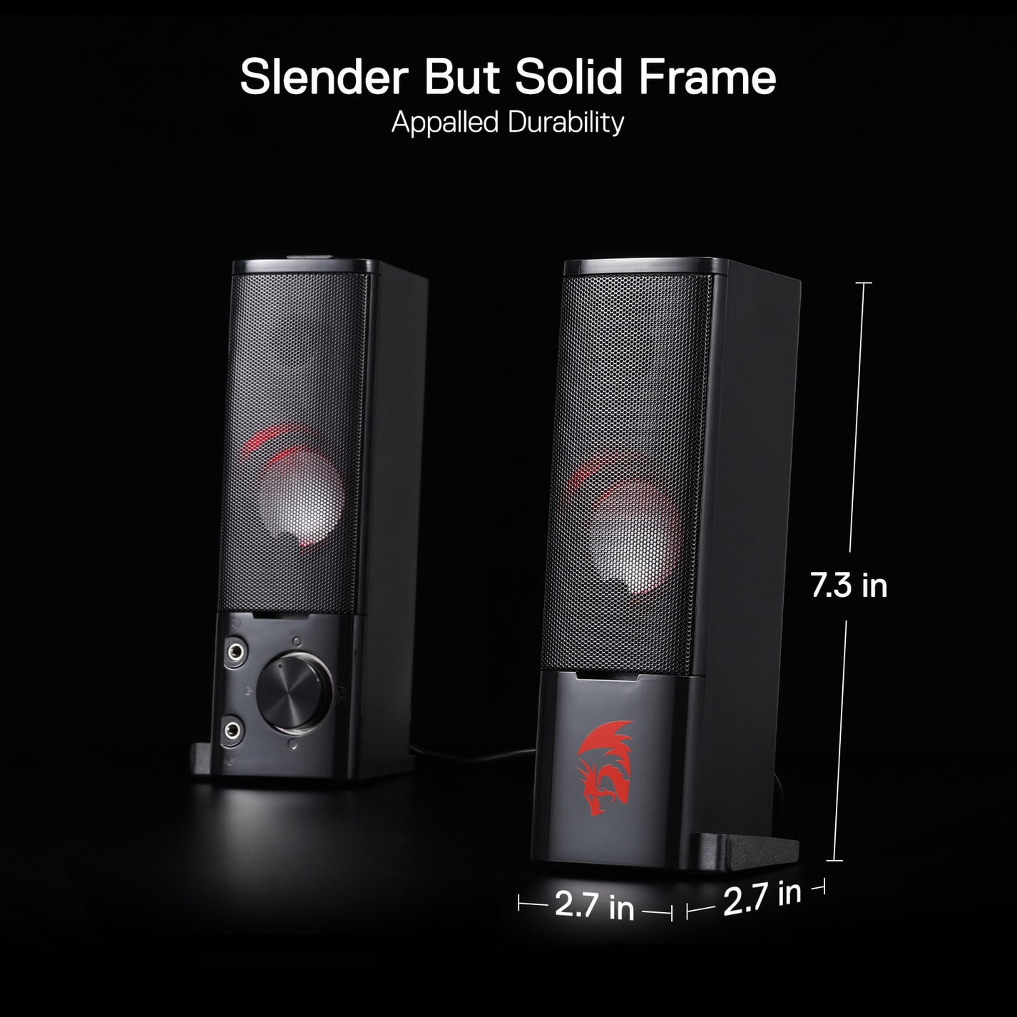 Redragon GS550 Orpheus PC Gaming Speakers | 2.0 Channel Stereo ...