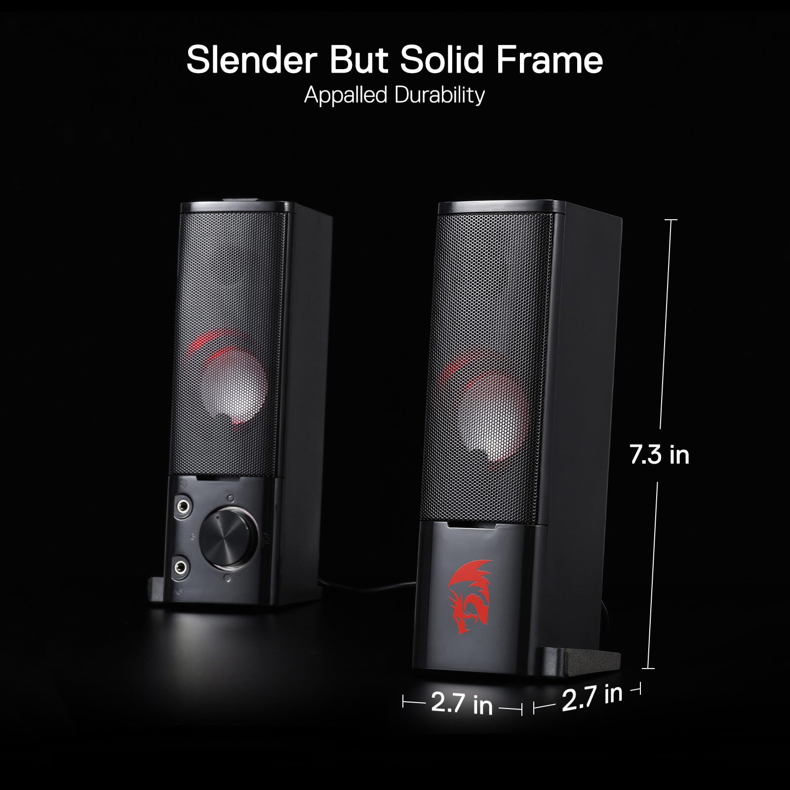 Redragon GS550 Orpheus PC Gaming Speakers | 2.0 Channel Stereo ...