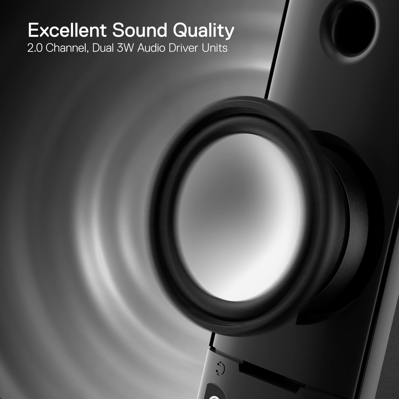 Redragon GS550 Orpheus PC Gaming Speakers | 2.0 Channel Stereo ...