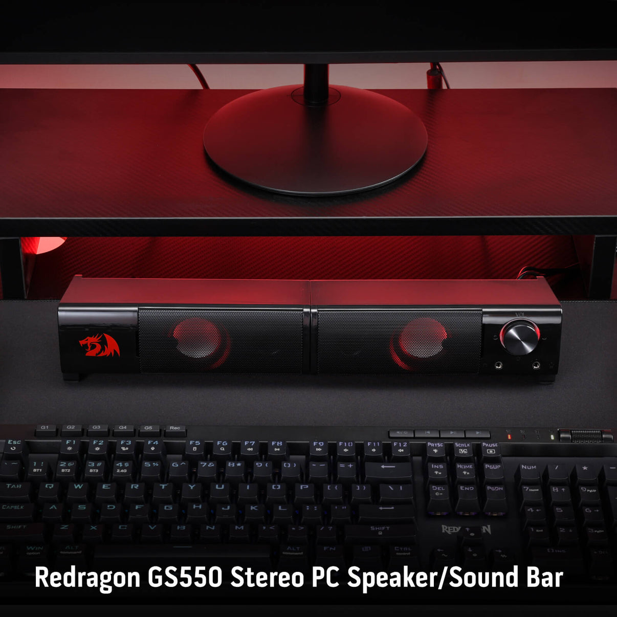 Redragon GS550 Orpheus PC Gaming Speakers | 2.0 Channel Stereo ...