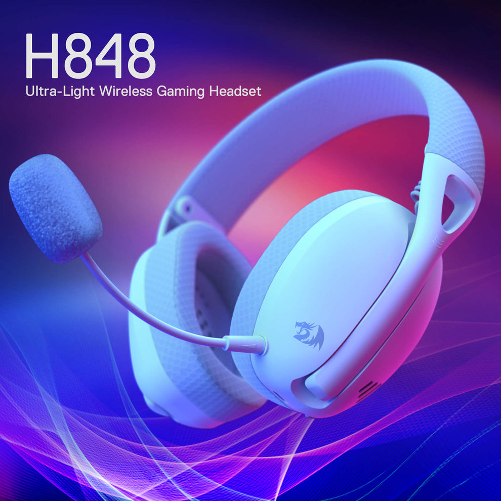 Redragon H848 Lightweight Bluetooth Wireless Gaming Headset – Redragonshop