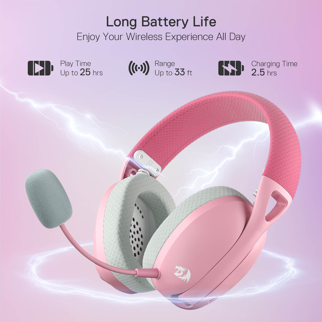 Redragon H848 Lightweight Bluetooth Wireless Gaming Headset – Redragonshop