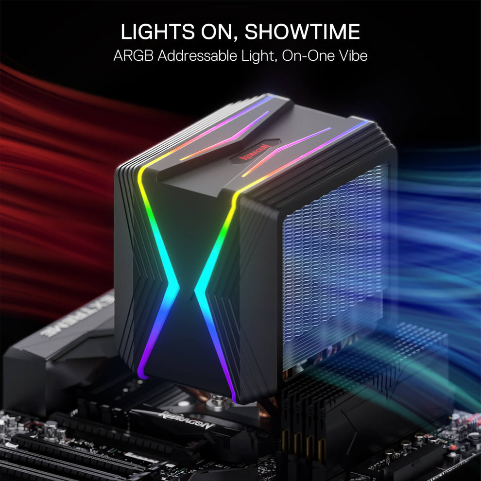Redragon HODUR C218 A-RGB Dual Tower CPU Air Cooler – Redragonshop