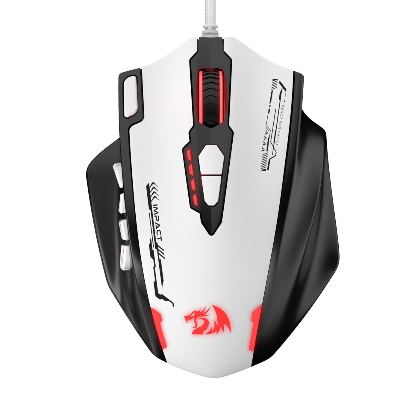 Redragon IMPACT M908 SE RGB MMO Gaming Mouse with 18 Programmable ...
