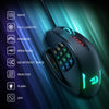 Redragon Impact M908 RGB MMO Laser Wired Gaming Mouse with 12,400DPI ...