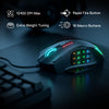 Redragon Impact M908 RGB MMO Laser Wired Gaming Mouse with 12,400DPI ...