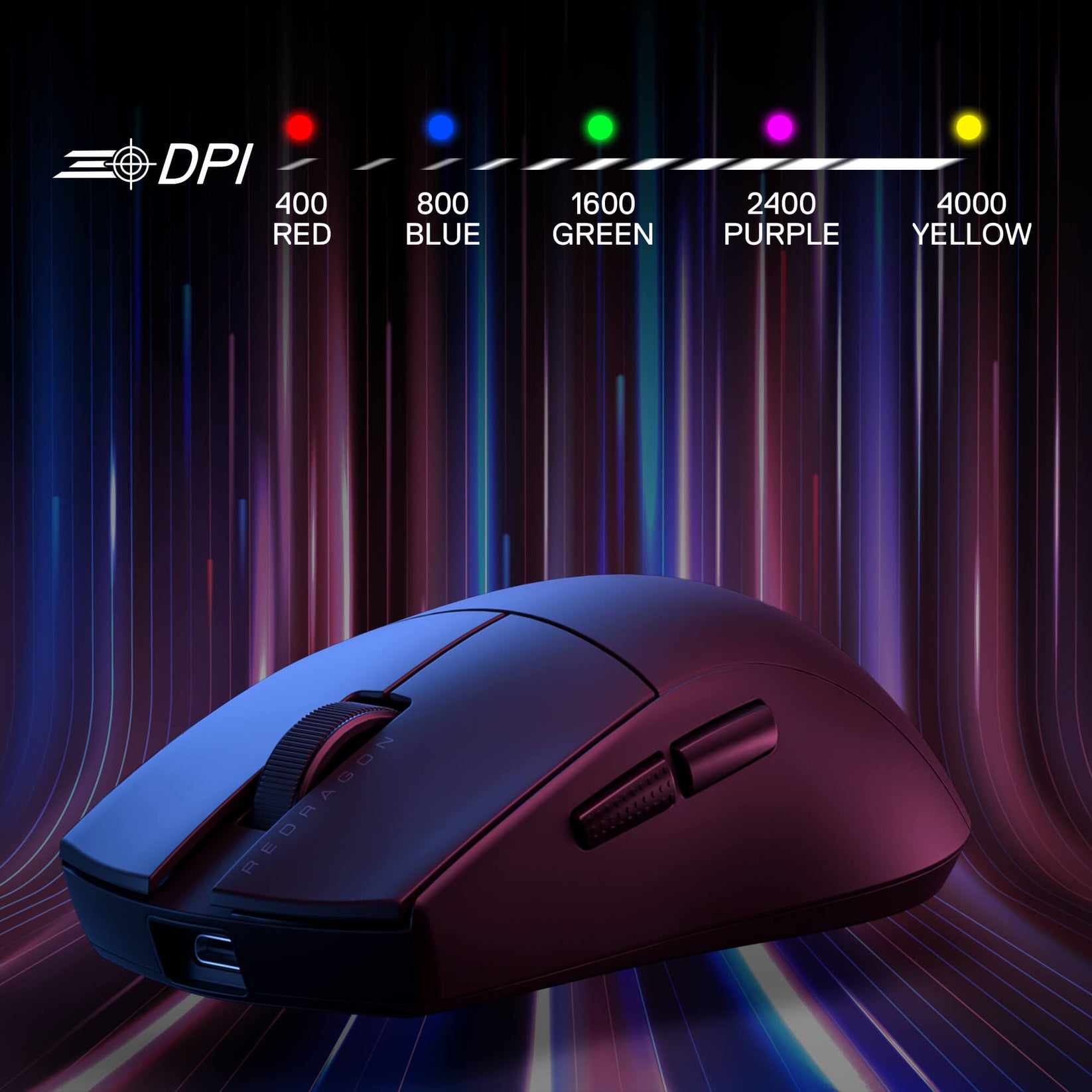 Redragon K1NG M916 LIT 1K Hz 3-Mode Wireless Gaming Mouse – Redragonshop
