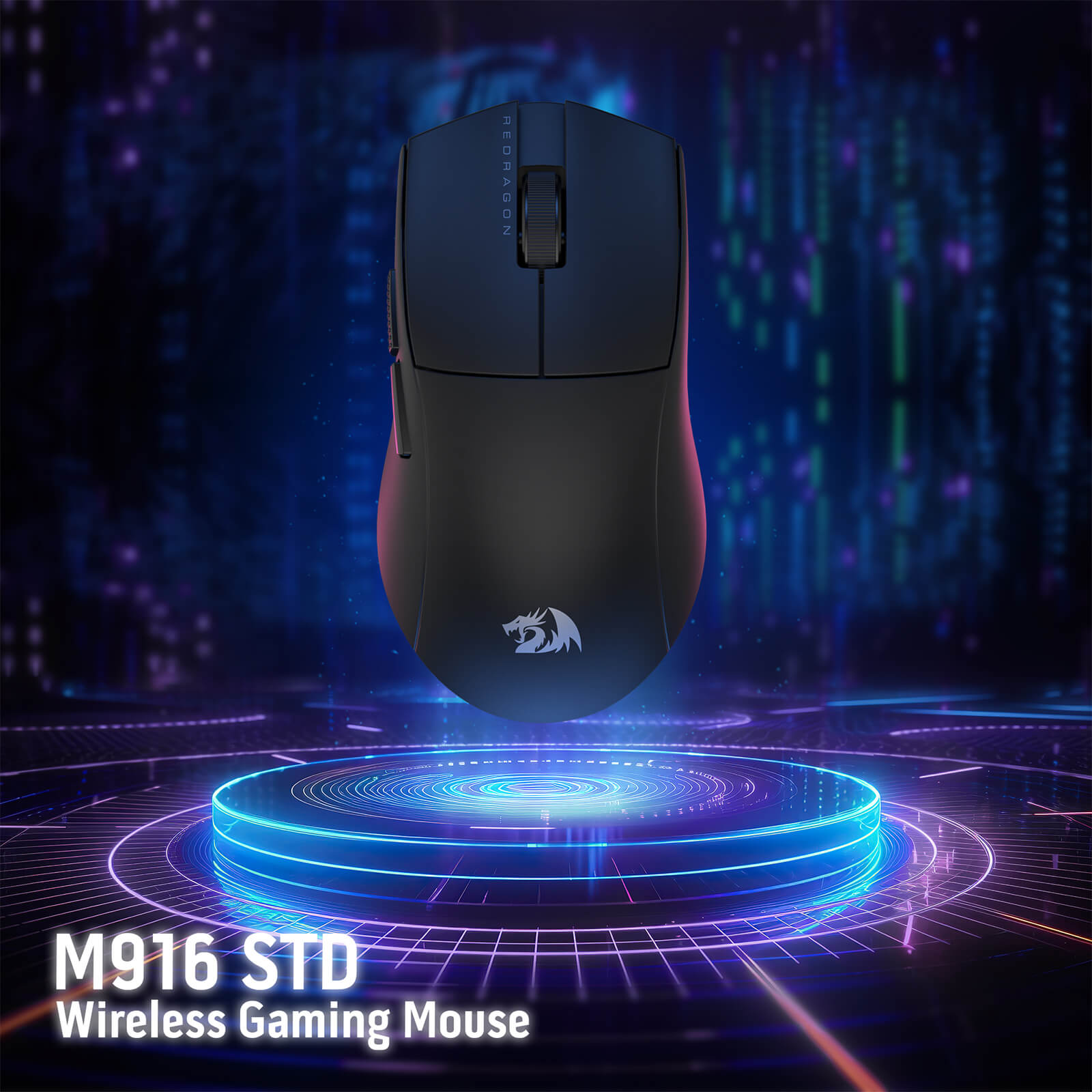 Redragon K1NG M916 STD 1K Hz 3-Mode Wireless Gaming Mouse – Redragonshop