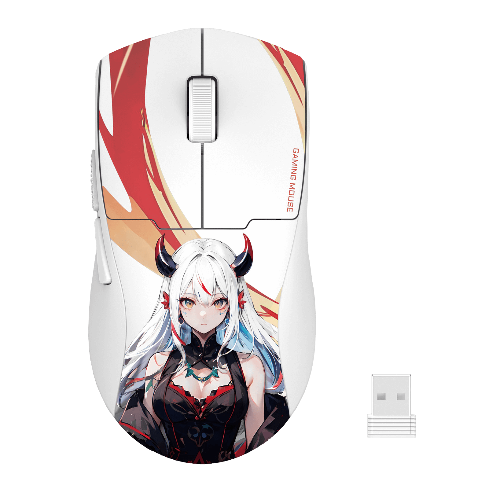 Redragon K1NG M918 MAX 1K Hz 3-Mode Wireless Anime Gaming Mouse ...