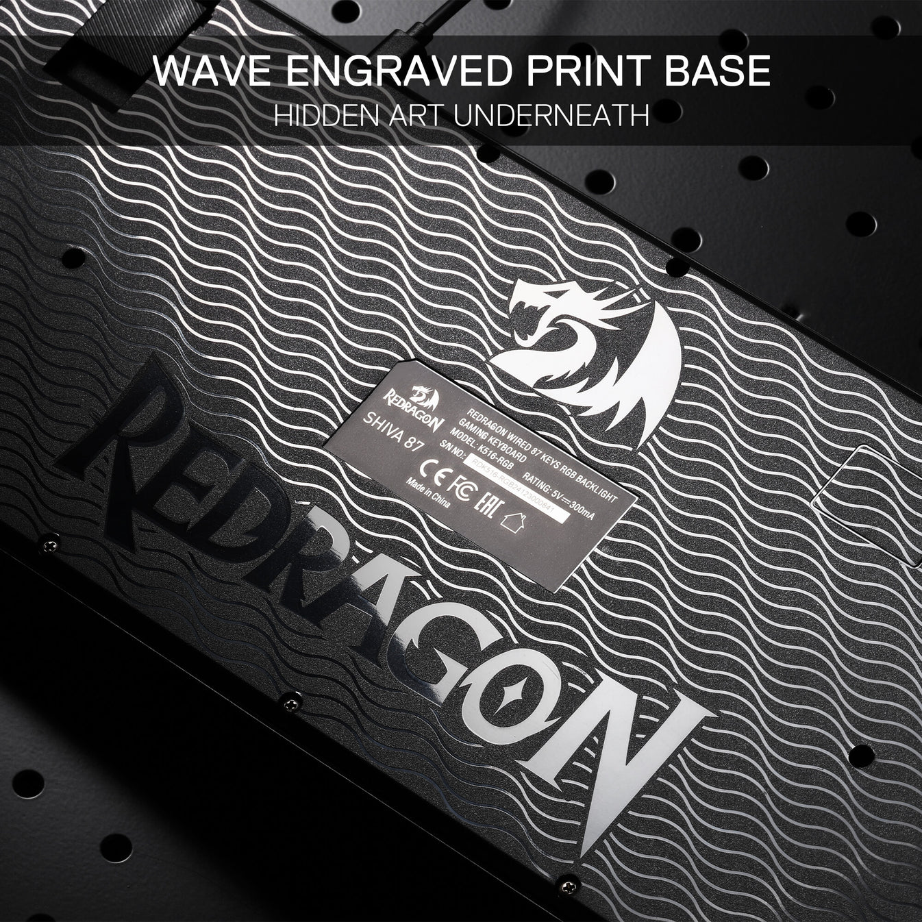 Redragon SHIVA K516 87 Keys TKL Wired Mechanical Gaming Keyboard ...