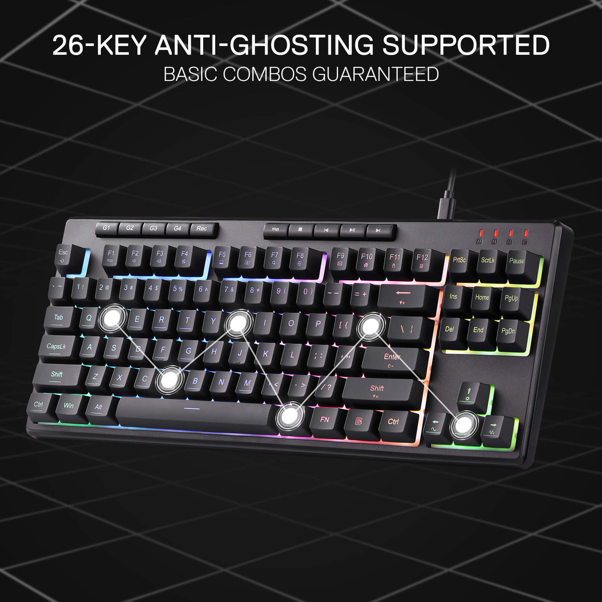 Redragon SHIVA K516 87 Keys TKL Wired Mechanical Gaming Keyboard – Redragonshop