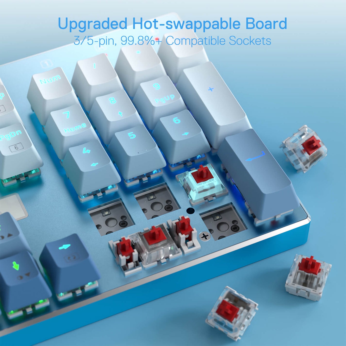 Redragon DEVARAJAS K556 SE RGB Wired Mechanical Gaming Keyboard ...