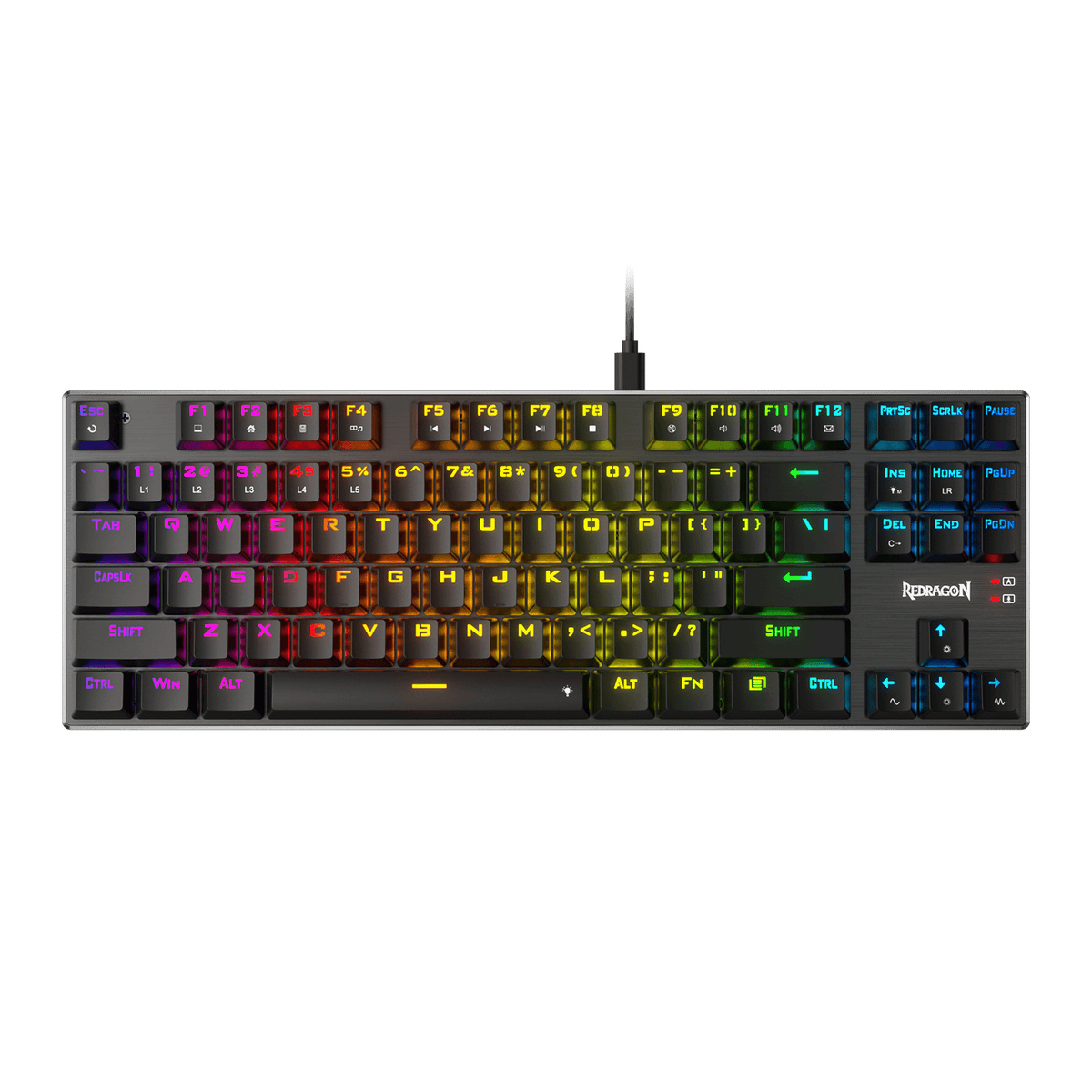 Redragon K556 TKL RGB Wired/Tri-Mode Wireless Mechanical Gaming ...