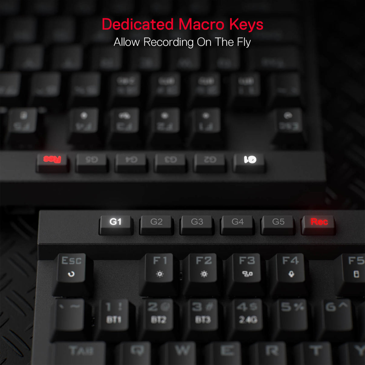 Redragon K580 PRO VATA RGB Backlit 3 Modes Mechanical Gaming Keyboard ...