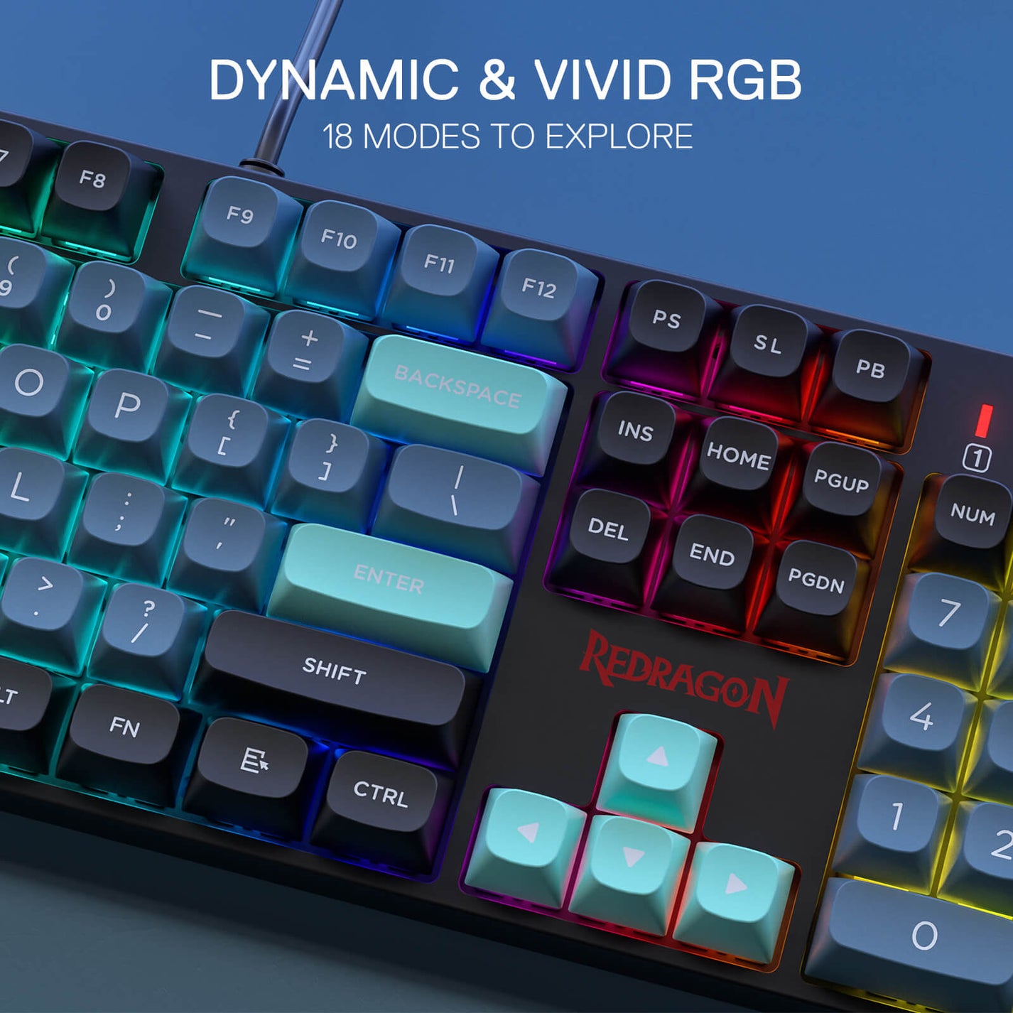 Redragon SURARA K582 SE RGB 104 Keys Mechanical Gaming Keyboard ...