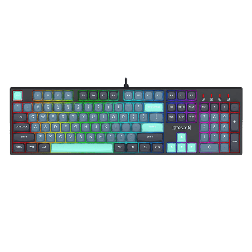 Redragon SURARA K582 SE RGB 104 Keys Mechanical Gaming Keyboard ...