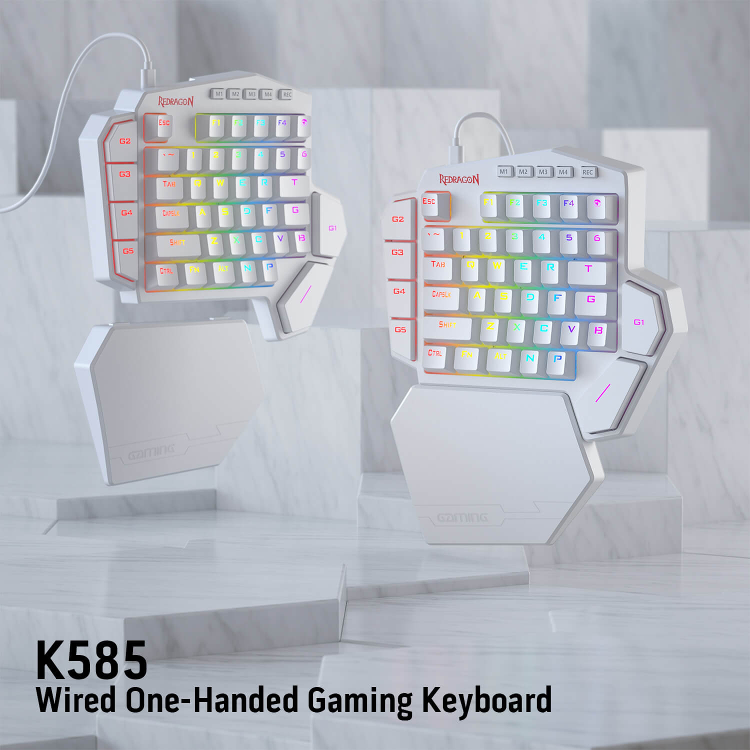 Redragon K585 DITI One-Handed Mechanical Gaming Keyboard | Left Hand ...