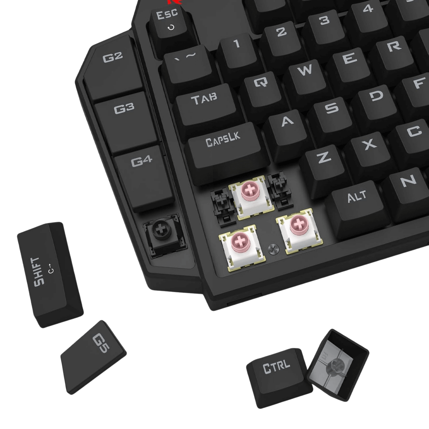Redragon DITI K585 HE Magnetic Hall Effect Keyboard | Left Hand Mini ...