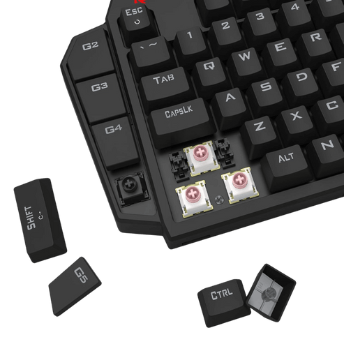 Redragon DITI K585 HE Magnetic Hall Effect Keyboard | Left Hand Mini ...
