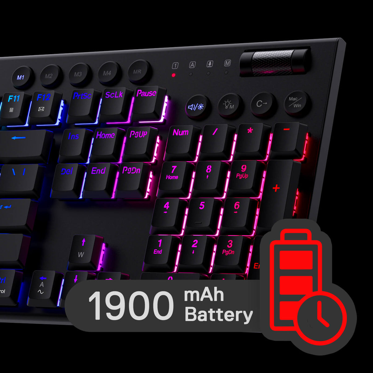 Redragon HORUS K618 & TRIDENT M693 Tri-Mode Gaming Keyboard and Mouse ...